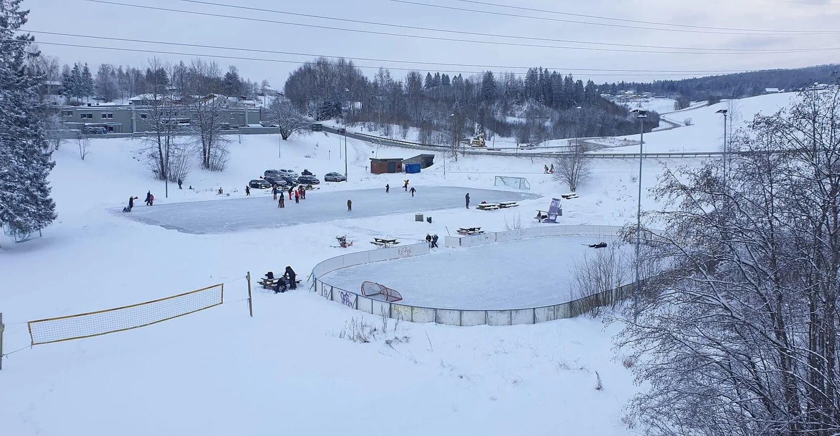 En takk til Skjetten Aktivitetsvel for jobben de gjør med skøytebanen ...