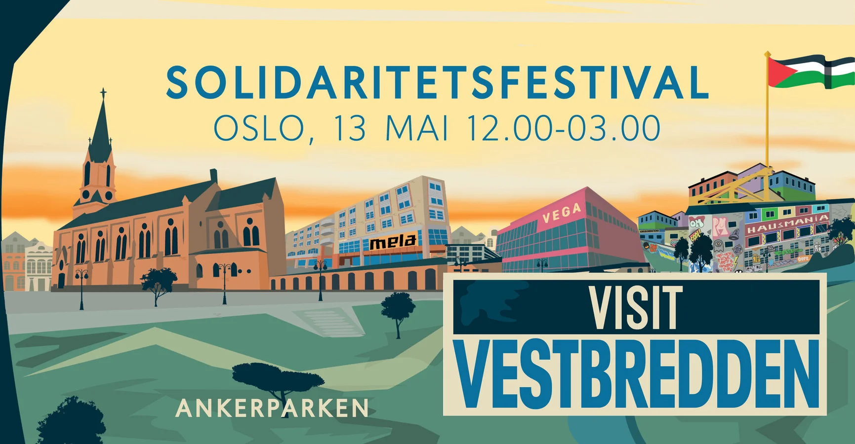 Visit Vestbredden- Solidaritetsfestival 13.mai, årets viktigste ...