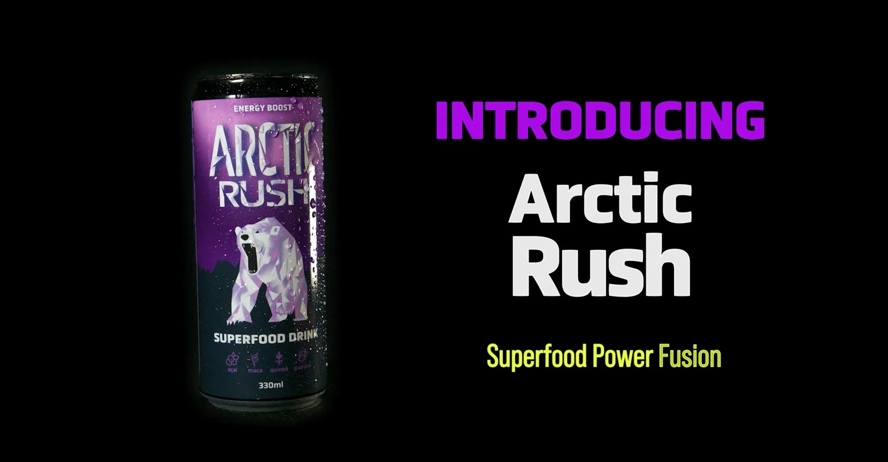 Arctic Rush - Ernæringsdrikke av Quinoa, Maca, Acai og Guarana | Spleis ...