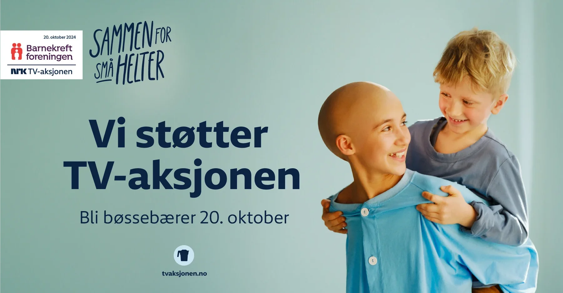 Sammen for små helter – NRK TV-aksjonen Barnekreftforeningen 2024 | Spleis fra SpareBank 1
