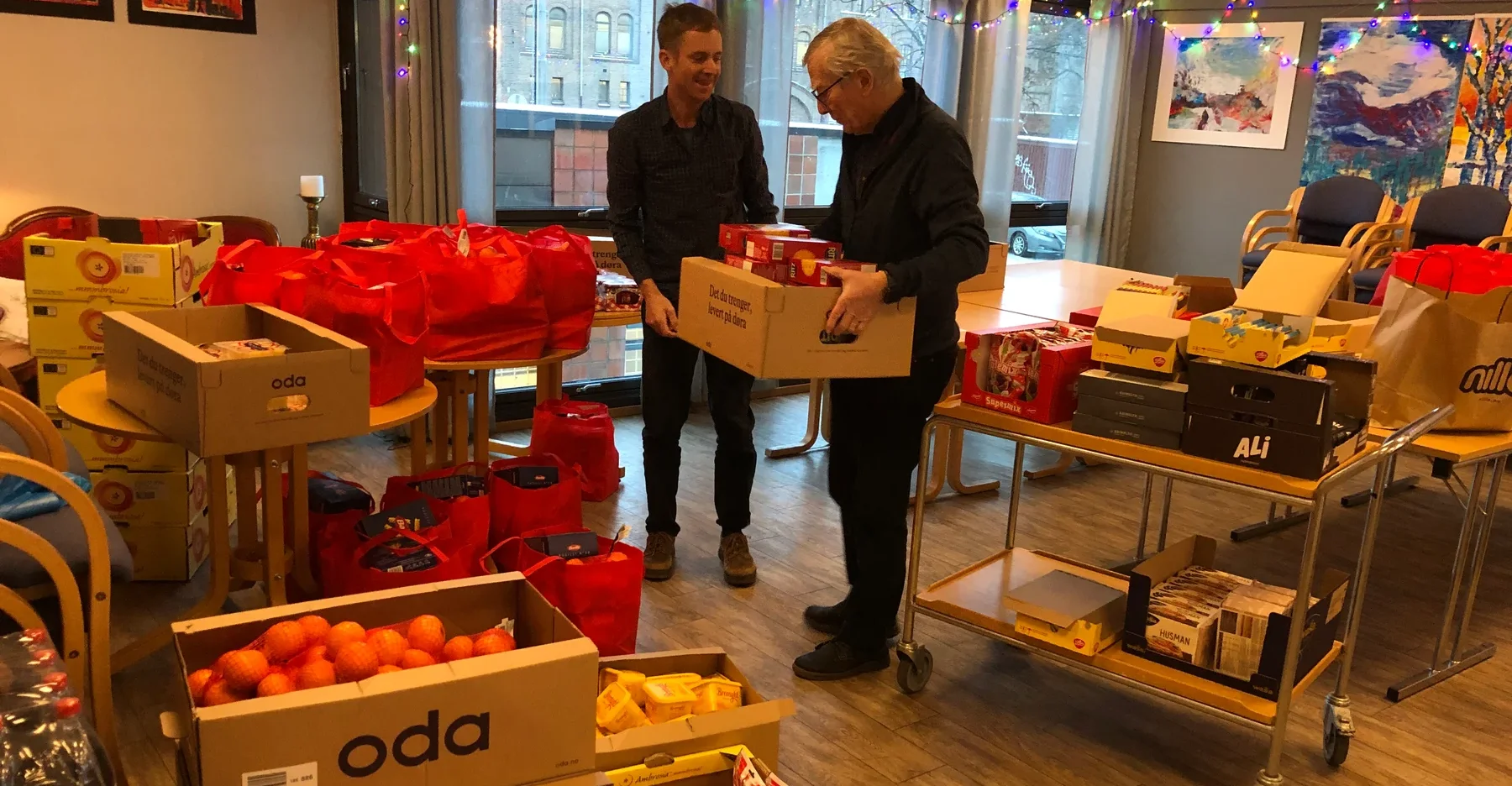 Gi en matkurv og festmiddag på julaften til de som trenger en ...