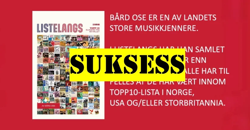 BOK: BÅRD OSE // LISTELANGS - TOPP 10 SLAGERE FRA 60-TALLET | Spleis ...