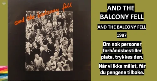 NACD: AND THE BALCONY FELL - AND THE BALCONY FELL (1987) | Spleis fra ...