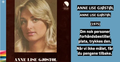 NACD: ANNE LISE GJØSTØL - ANNE LISE GJØSTØL (1975) | Spleis fra SpareBank 1