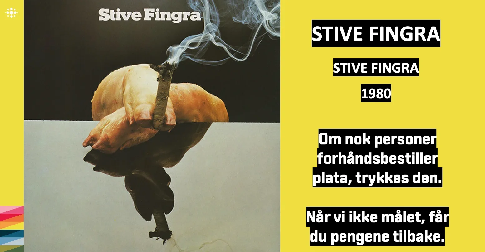 NACD Ønskereprise: STIVE FINGRA - STIVE FINGRA (1980) | Spleis fra ...